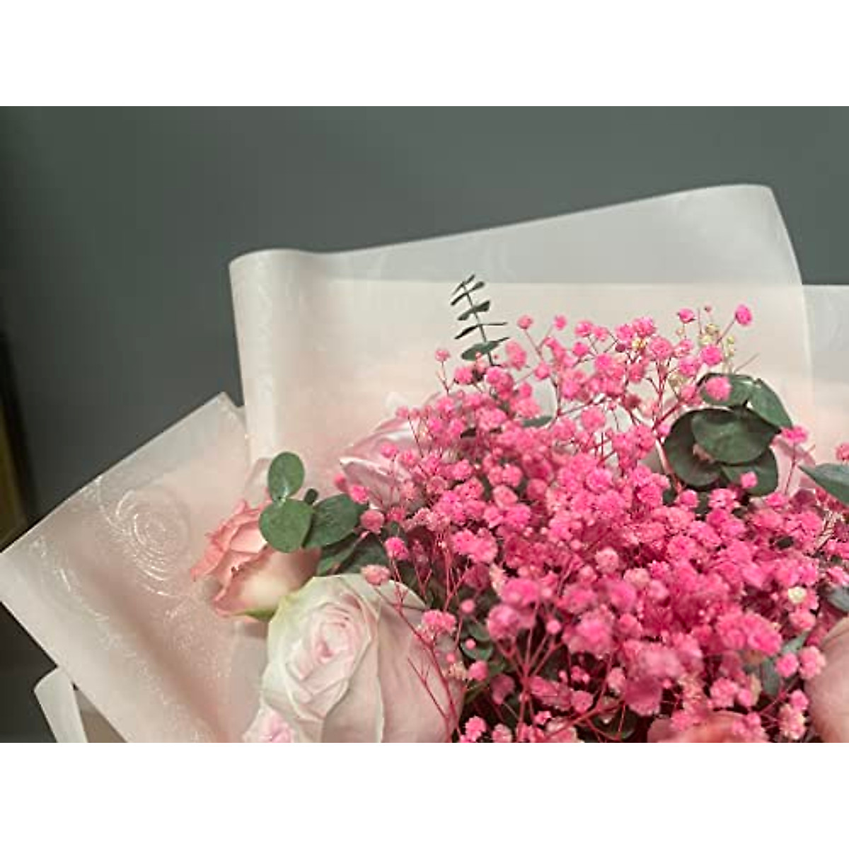 LWFyyds Waterproof Floral Wrapping Paper Flower Bouquet Gift Wrap Korean Florist Supplies - Gouache