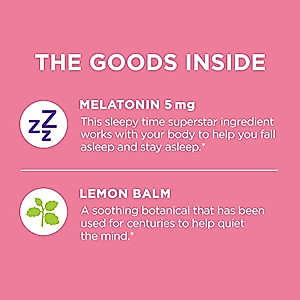 OLLY Extra Strength Sleep Fast Dissolve Tablets, 5mg Melatonin, Vegan, Strawberry - 30ct