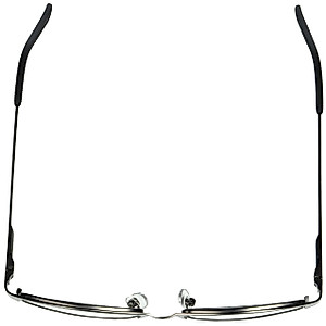 Foster Grant Men's Samson Rectangular Reading Glasses, Satin Dark Gunmetal/Transparent, 52 mm + 1.75