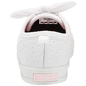 OshKosh B'Gosh Girls Dahlia Sneaker, White, 8 Toddler