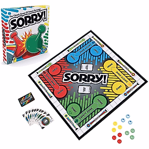 Classic Sorry!, Yahtzee, & Connect 4 Bundle | Friends, Family Indoor or Outdoor Party Game|Fun Strategy Board Games for Kids | Ages 6 and Up