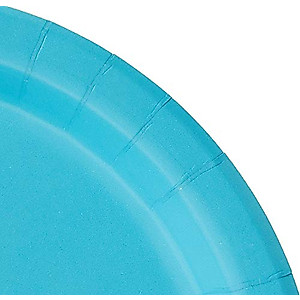 Creative Converting 791039B 24 Count Paper Dessert Plates, 7", Bermuda Blue