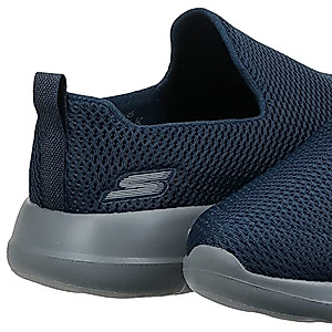 Skechers Men's Go Walk Max-Athletic Air Mesh Slip on Walkking Shoe Sneaker,Navy/Gray,10.5 M US
