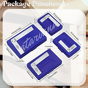 Machinist Square 5 Inch, Atarvana Mechanical Steel High 90 Degree Precision Square, Harden Carbon Steel Engineer Wide Base Square, L-Type Right Angle Ruler Tool for Woodworking