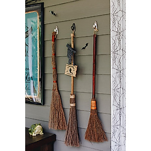 Cinnamon Scented Broom (2-Pack) - 36" Heather Broom - Holiday Decor