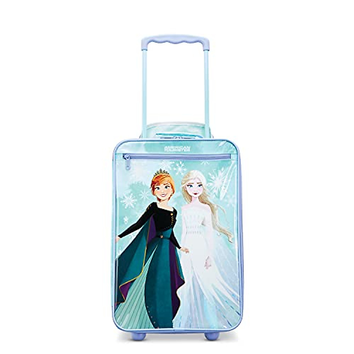AMERICAN TOURISTER Kids' Disney Softside Upright Luggage, Telescoping Handles, Frozen, Carry-On 18-Inch