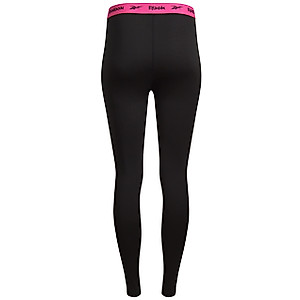 Reebok Women's Performance Leggings - Athletic Base Layer Yoga Pants Leggings (S-XL), Size Medium, Black