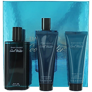 Cool Water Men Eau-de-toilette Spray, Shower Gel and After Shave Balm by Zino Davidoff