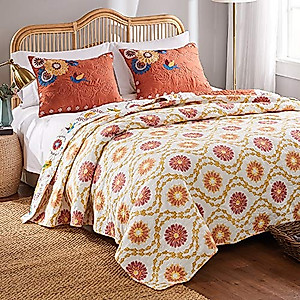 Barefoot Bungalow Topanga Quilt Set, 3-Piece Full/Queen, Multi