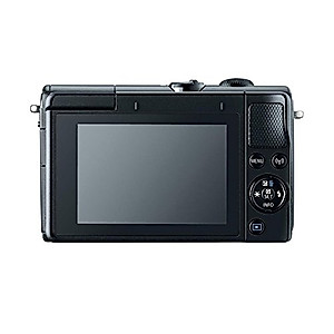 Canon EOS M100 Mirrorless Camera with EF-M 15-45mm f/3.5-6.3 is STM Lens, Black - Bundle with 16GB SDHC Card, Camera Case, 49mm UV Filter, Cleaning Kit