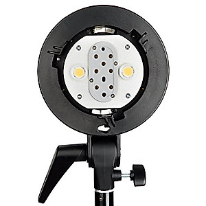 Godox AD-B2 Dual Power Twin Head Bowens Mount to Install 2 Godox AD200 or AD200 Pro Pocket Flash or Flashpoint eVOLV 200 TTL Modular Strobe Light Together to Achieve 400W Power Output