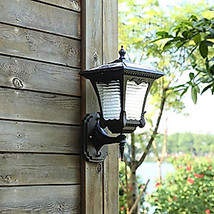 JYHZ Wall Lamp Home Garden Lamp Outdoor Door Lamp Outdoor Wall Lamp Patio Lamp Solar Light Waterproof Wall Lamp