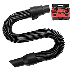 MWEDP 14-37-0105 Vacuum Hose Compatible with Milwaukee M18 Vacuum 0970-20 0880-20 0780-20 (Internal Storage), Fits 18V/28V Wet/Dry Vac Hose Assembly