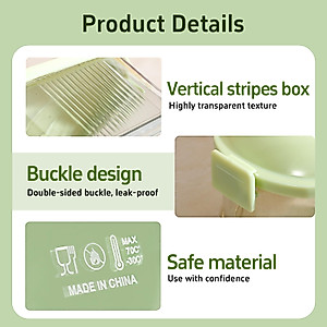 Upgrade Multi-layered Seasoning Storage Box, Food Storage Containers with Lids Airtight, Transparent Spice Seasoning Storage Box, Food Grade Storage Box for Fruits, Vegetables, Lunch (Grey, 5 Layers)