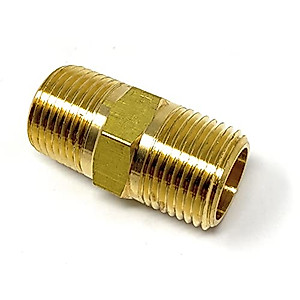 MI MADOL IMPORTS, LLC MADOL 3/8" Natural Gas Quick Connect Fitting [910-583] LP Gas Propane Hose Quick Disconnect Kit, 100% Solid Brass