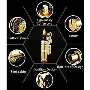 Gravitis WWII Vintage Brass/Copper Trench lighter and Solid Brass