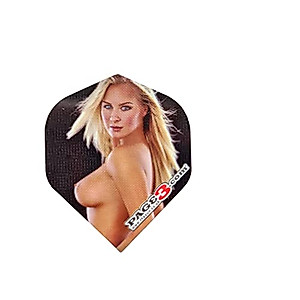 abcdarts Unisex - Adult Page3 Erotic Dart Flights, Black, Rose, Blue, Classic
