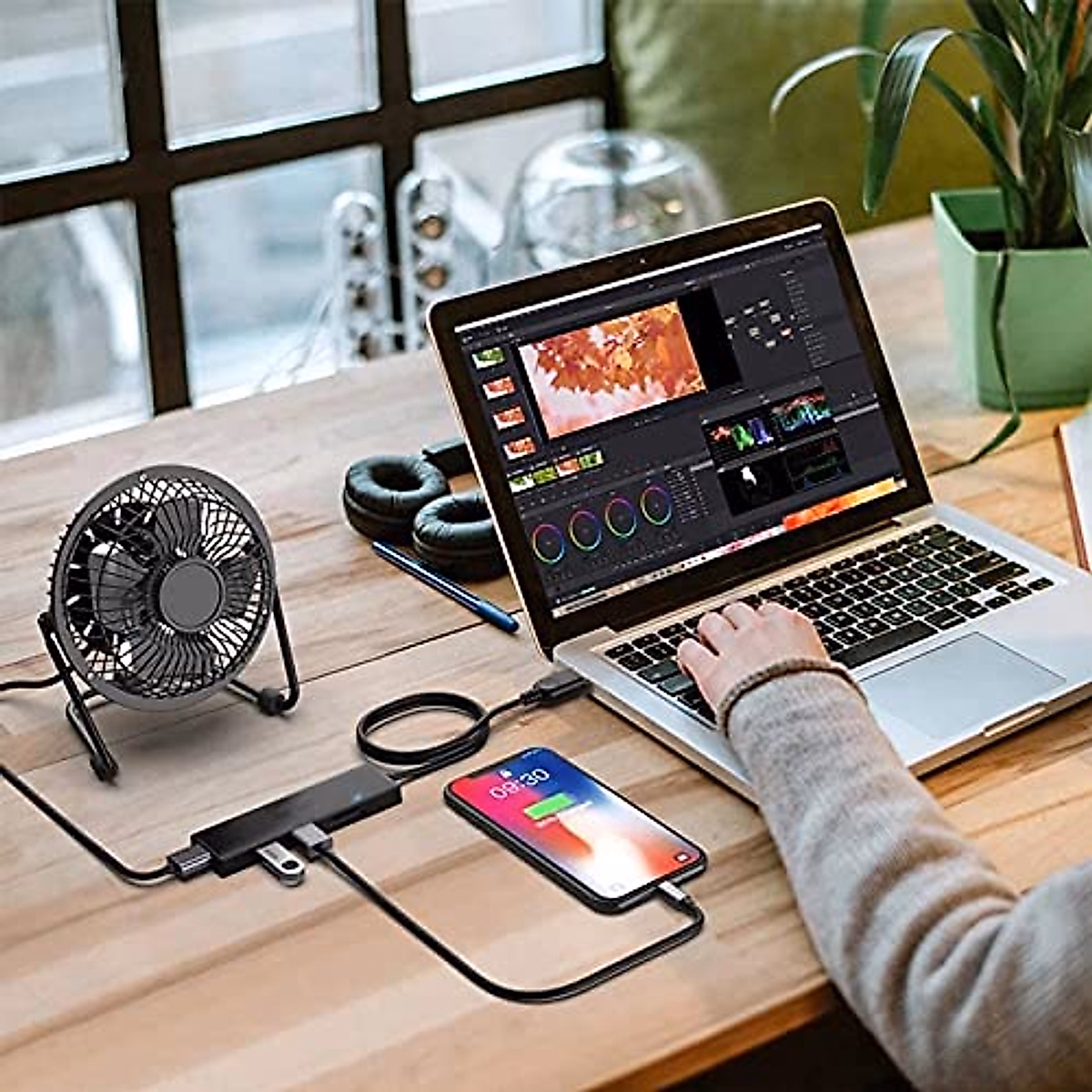 WJCCY USB Hub 3.0 Adapter Card Reader USB Splitter for Laptops USB 3.0 Hub for PC Computer Accessories