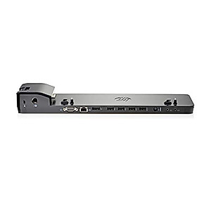 HP 2013 D9Y32AA UltraSlim Docking Station with 65W Adapter D9Y32AA#ABA compatible with HP EliteBook Folio 9470m