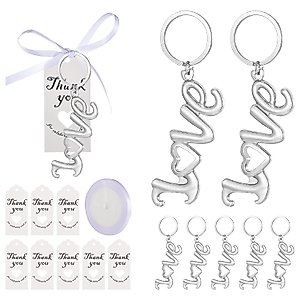VZCBZC 24PCS Silver Love Bottle Openers for Wedding Favors Bridal Shower Favors,Gifts,Decorations or souvenirs for Guests