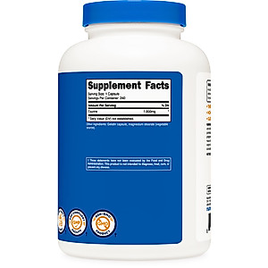 Nutricost Taurine 1000mg Capsules Supplement, 240 Capsules Per Bottle, Non-GMO & Gluten Free
