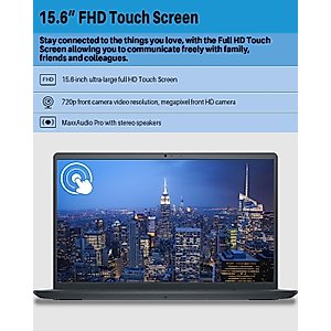 Dell 2023 Newest Inspiron 3525 Laptop, 15.6" FHD Display, AMD Ryzen 7 5825U Processor (Up to 4.5GHz), 64GB DDR4 RAM, 1TB SSD, AMD Radeon Graphics, Wi-Fi, Anti-Glare, USB Type-A&C, Windows 11 Home