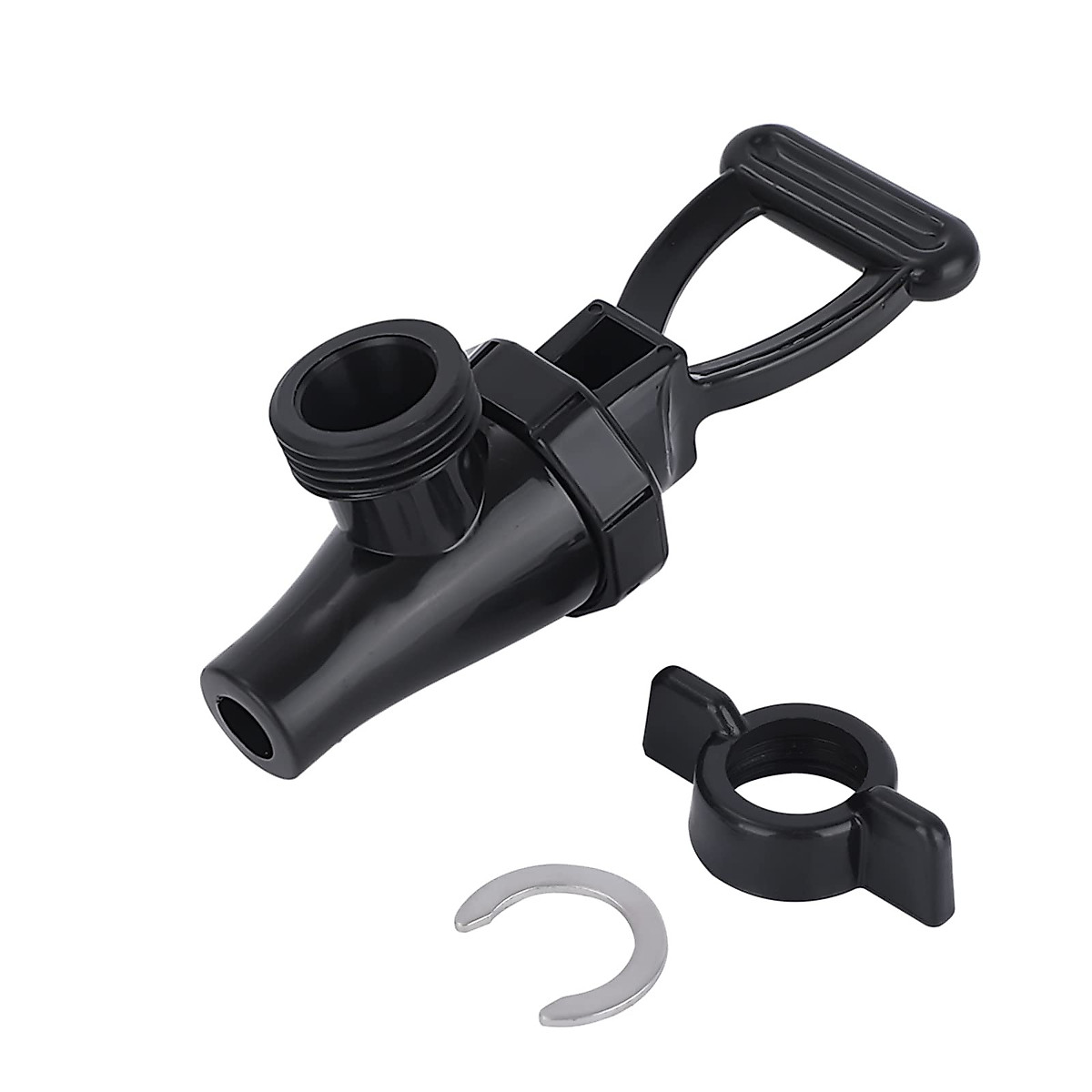 Vonluxin 03260.0002 Faucet Kit for Tea Dispenser, Replacement Spigot for Beverage Dispenser (2 Pack Set, Include 2 Wing Nut and 2 C-Ring) (1 Pack)