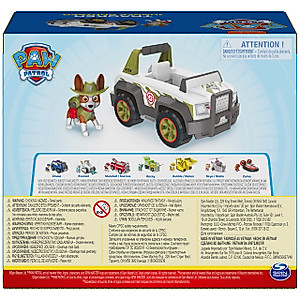 Paw Patrol, Tracker’s Jungle Cruiser Vehicle with Collectible Figure, for Kids Aged 3 and up