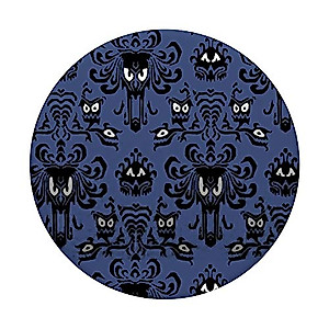 Spooky Wallpaper Halloween Pattern Purple PopSockets PopGrip: Swappable Grip for Phones & Tablets
