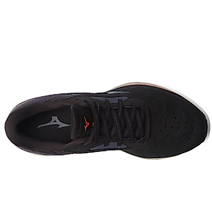 Mizuno womens Wave Sky 6 Running Shoe, Black-quicksilver, 8.5 US