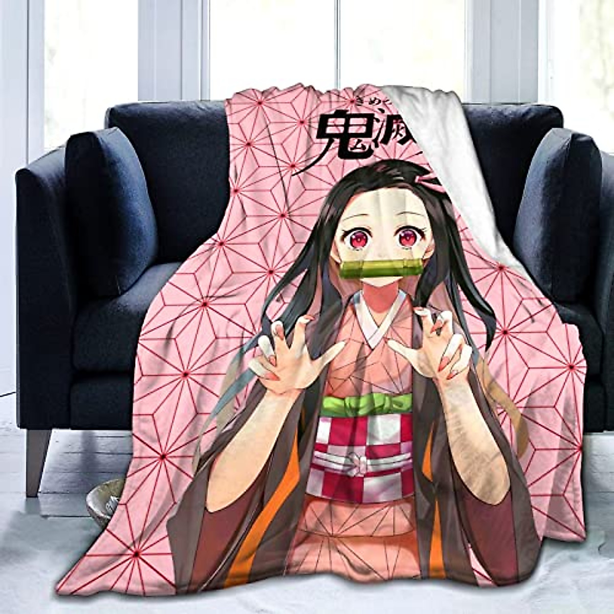 OYYFECC Anime Blanket Throw Flannel Fleece Warm Blankets Comfortable Bedding for Kids Adults Gifts Bed Sofa Living Room 50"X40"