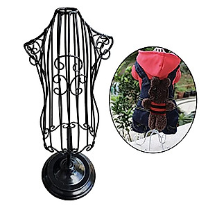 Bothyi 2X Dog Clothes Display Stands Display Rack for Dress Display Pet Clothes Doll Clothes