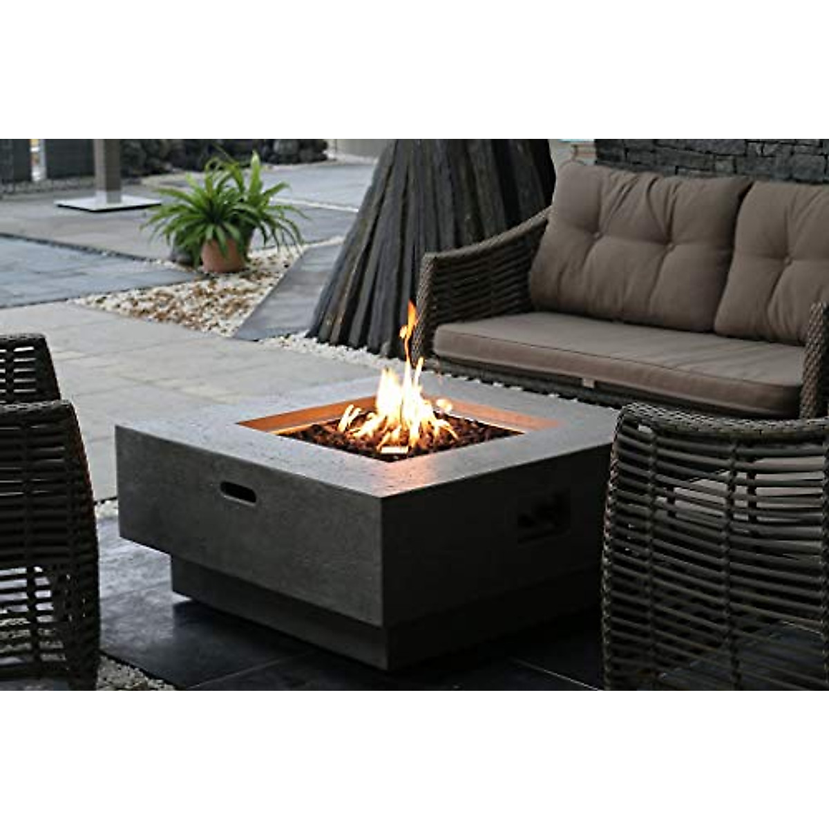 Elementi Manhattan Fire Pit - Natural Gas