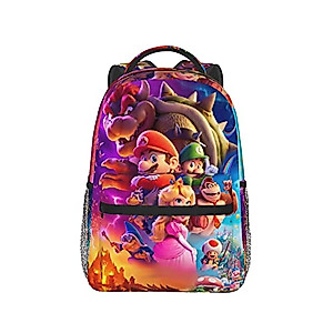 Awetmud Cartoon Game Backpack Lightweight Laptop Backpack Travel Backpacks For Boys Girls