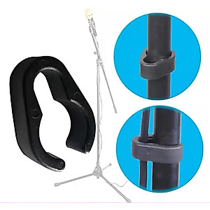 Mateda Mic Cable Clips 30Pcs Microphone Boompole Cable Clip Universal Mic Cable Clips