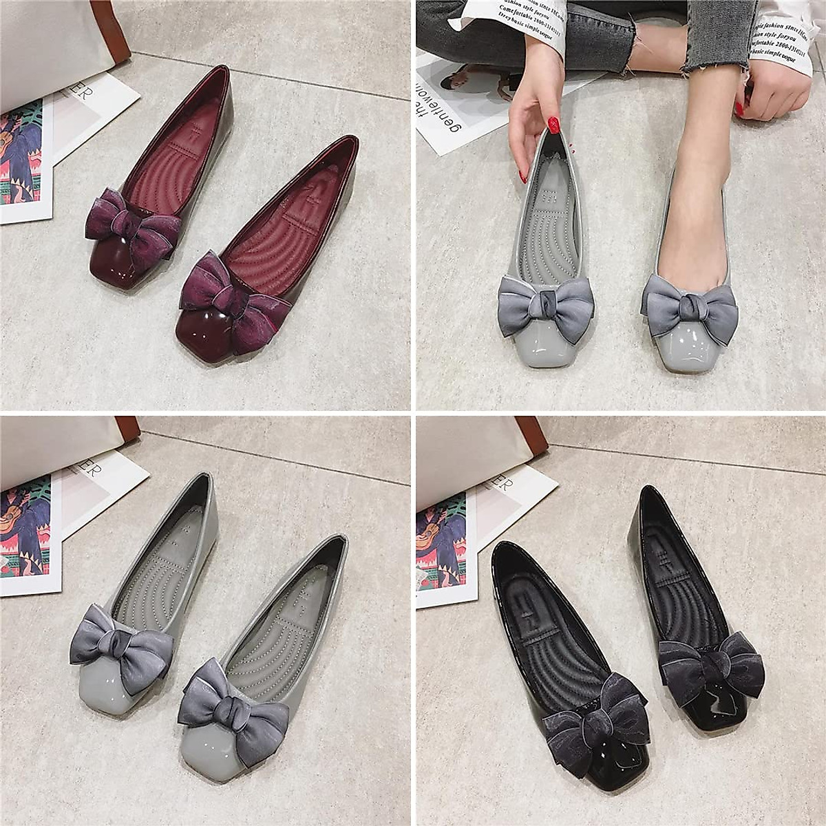 2 Pcs Yarn Velvet Bow Shoe Buckles Detachable Plush Fabric Shoe Clips Flats High Heel Pumps Charms Decoration for Women Girls Green