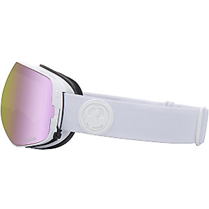 Dragon Alliance X2S Whiteout Snow Goggles for Men/Women, Pink Ion
