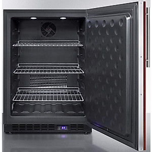 Summit SCFF53BIF Under Counter Upright Freezer, Brown