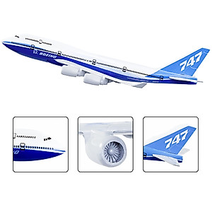 Busyflies Model Airplane 1:400 Diecast Airplanes Model Aircraft Metal Boeing 747 Plane Alloy Model for Birthday Gift