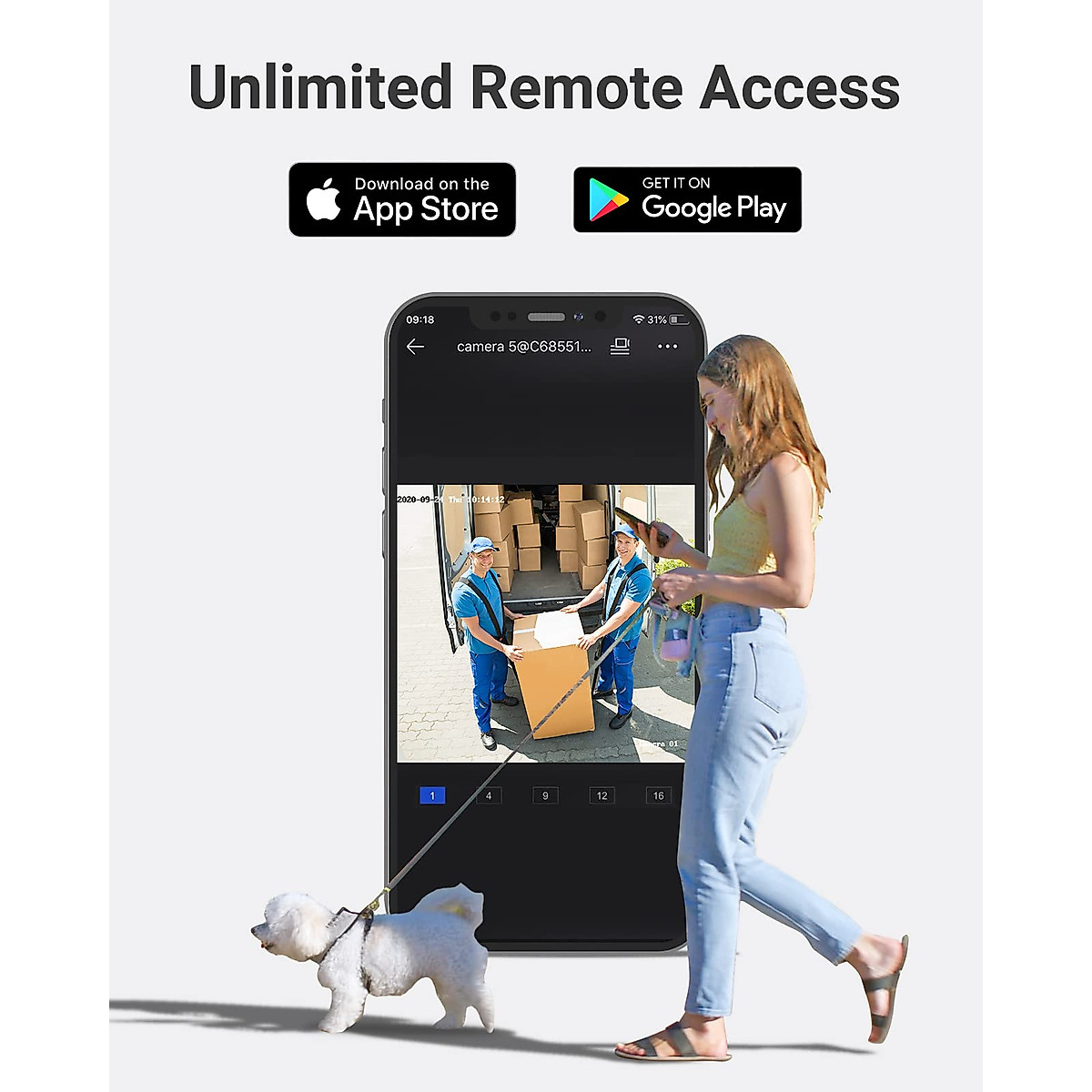 ANNKE 12MP 16 Channel PoE NVR with 2TB Hard Drive, Ultra HD Home Security Network Video Recorder Supports 12MP/8MP/5MP/6MP/4MP ANNKE PoE IP Cameras, 24/7 Surveillance Recording, 4CH AI Features