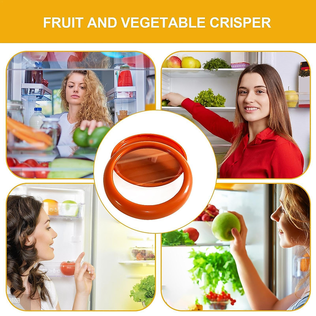 Fruit Vegetable Storage Box, Reusable Avocado Stretch Storage Containers, Onion Storage and Avocado Saver Fresh Stretch Pod Tomato Saver Fruit and Vegetable Storage Containers for Apples, Garlic