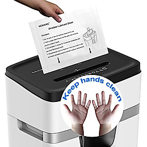 24PCS Paper Shredder Lubricant Sheets Shredder Oil Sheet for Blades