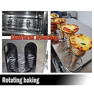 TXMACHINE® 4 cone maker machine kitchen pizza cone machine 3KW Pizza Making Machines for pizza restaurant with pizza oven,Display food warmers (110V/60HZ, cone maker+oven+Display Cabinet)
