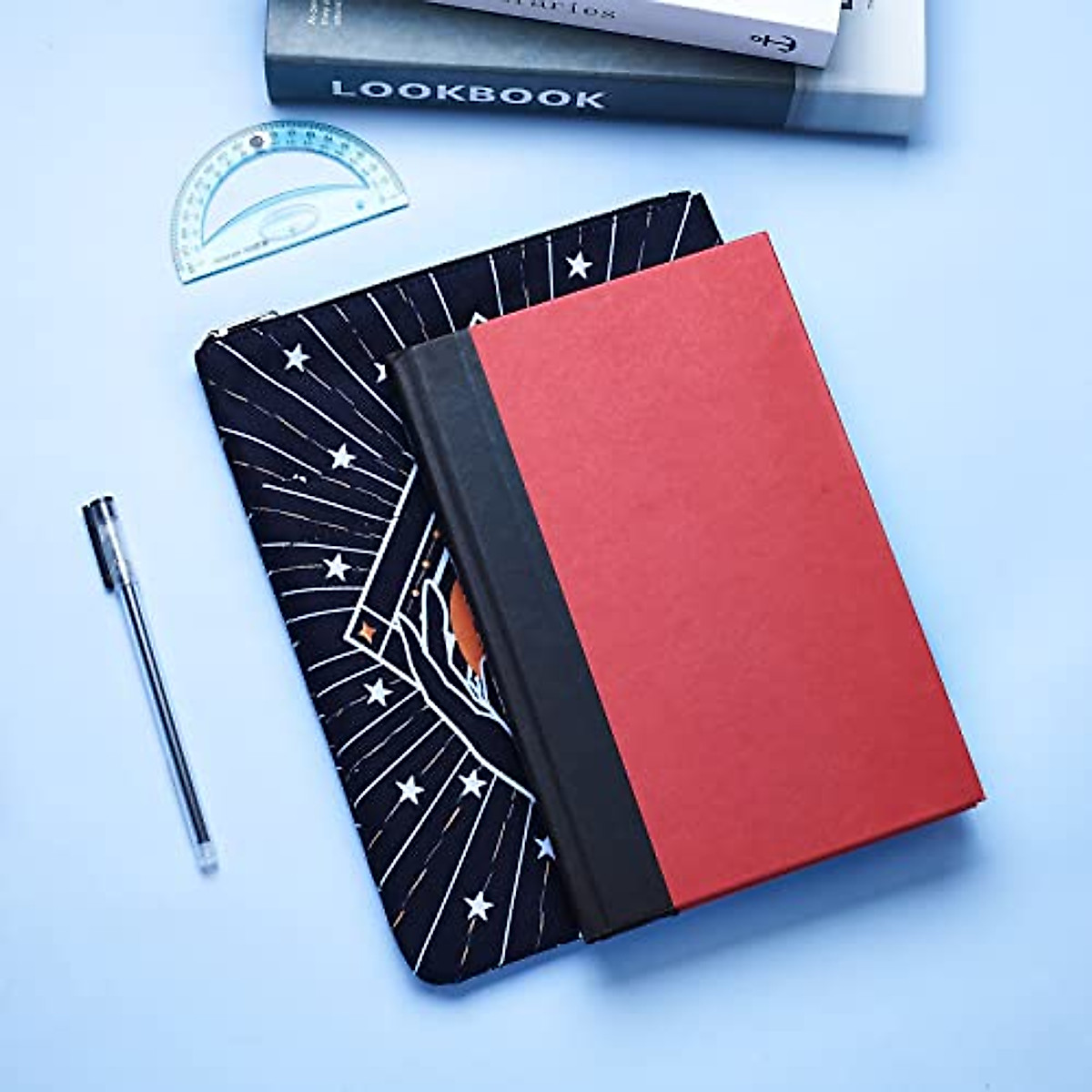 Astrology Book Sleeve with Zipper for Paperbacks, 11 X 8.5 Inch, Bookish Gift