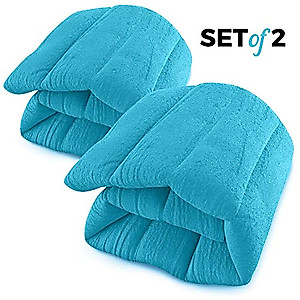 Microwavable Heating Pads Set of 2 Natural Moist Heat Pad for Back Pain, Neck and Shoulders, Nerve, Cramps, Lower Lumbar Relief