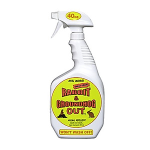 Rabbit & Groundhog Repellent: Rabbit Out 40oz Ready-to-Use