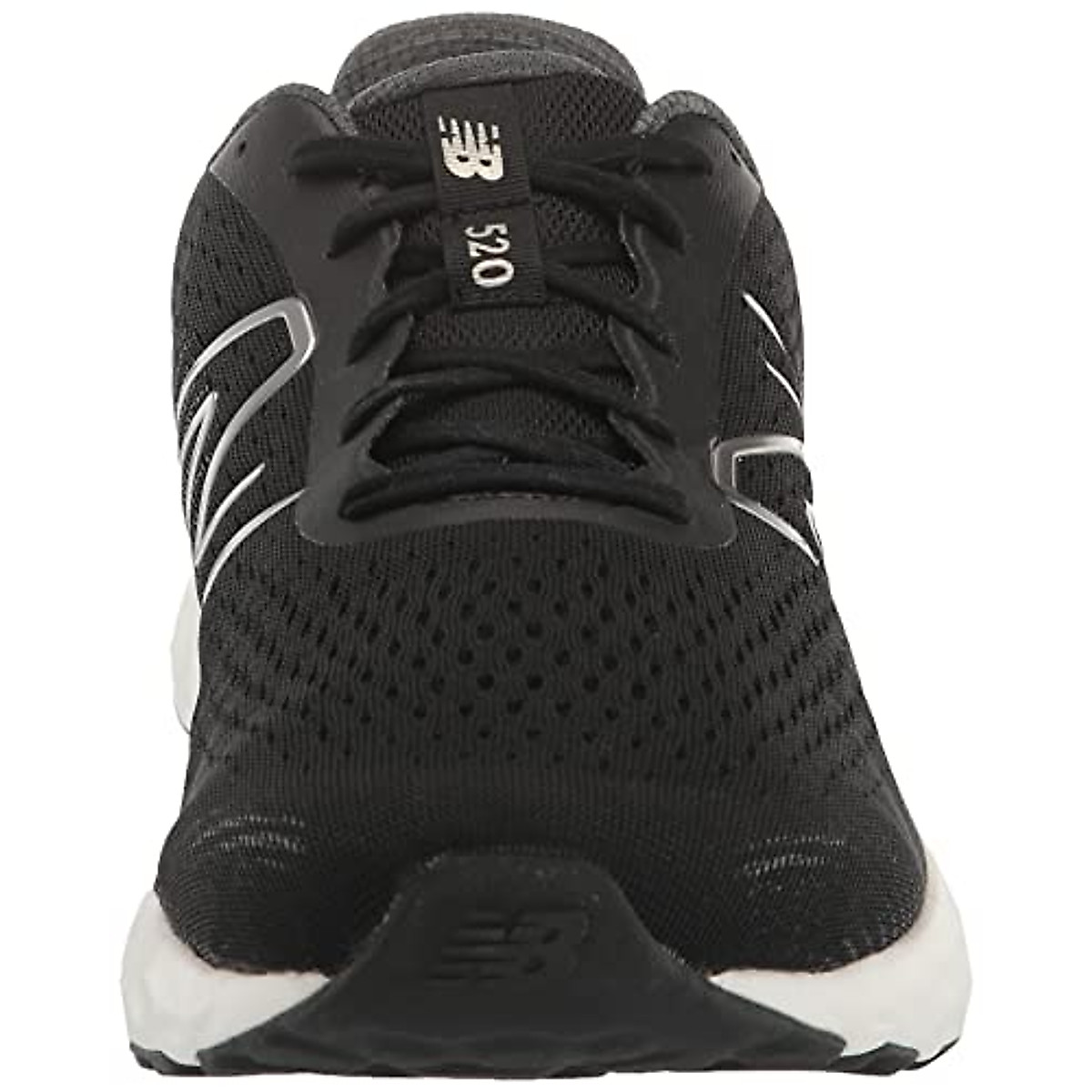 New Balance Men's 520 V8 Running Shoe, Black/White, 9 Wide