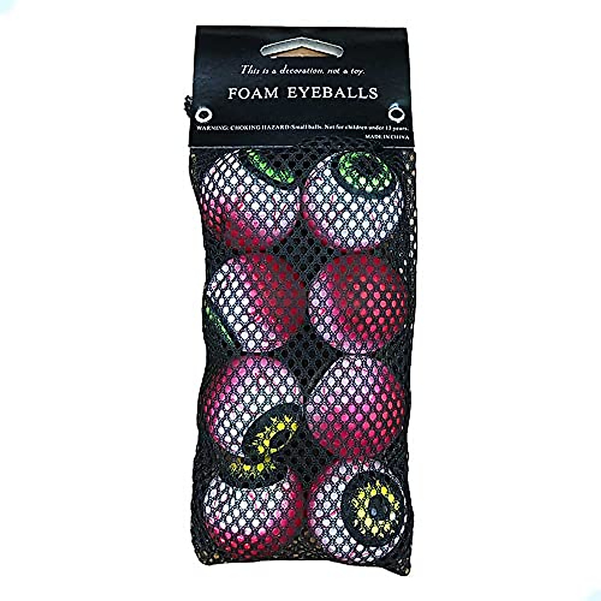 Halloween Party Decorations Supplies Indoor - Fake Eyes Eyeballs Horror Scary Outdoor Stuff 35mm (1.38") 8Pcs Simulation Props Favors