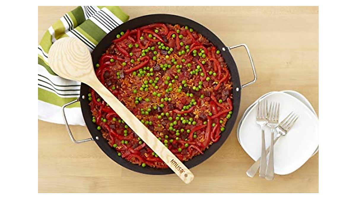 IMUSA 15-Inch Paella Pan - Perfect for Latin Dishes