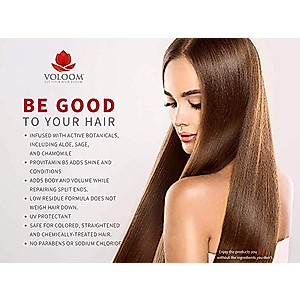 VOLOOM Very Airy Knot A Problem Leave in Hair Conditioner and Detangler Spray and Vent Brush Kit. Infused with ProVitamin B5, Amino Acids, and Botanical Extracts. (Detangler Conditioner)